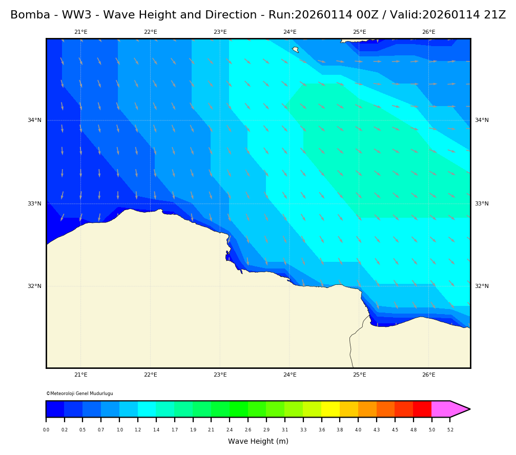Bomba, ww3 | Turkish State Meteorological Service