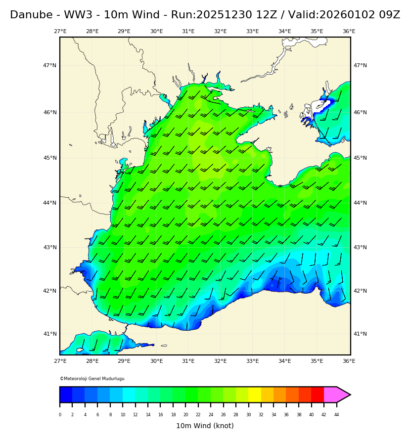 Danube, ww3 | Turkish State Meteorological Service