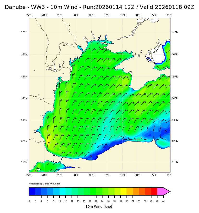 Danube, ww3 | Turkish State Meteorological Service